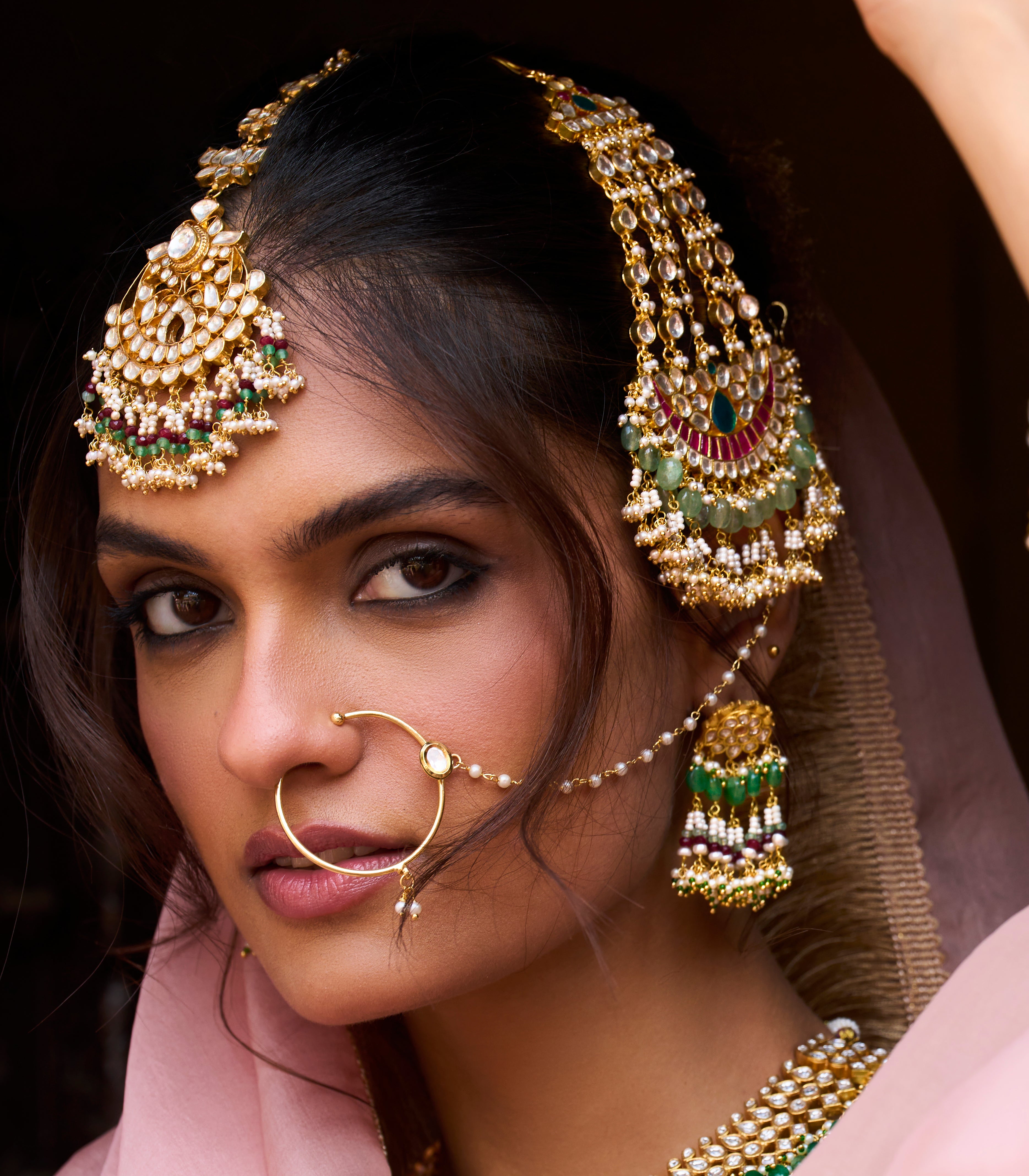 ALKA KUNDAN NOSE RING Preeti Mohan