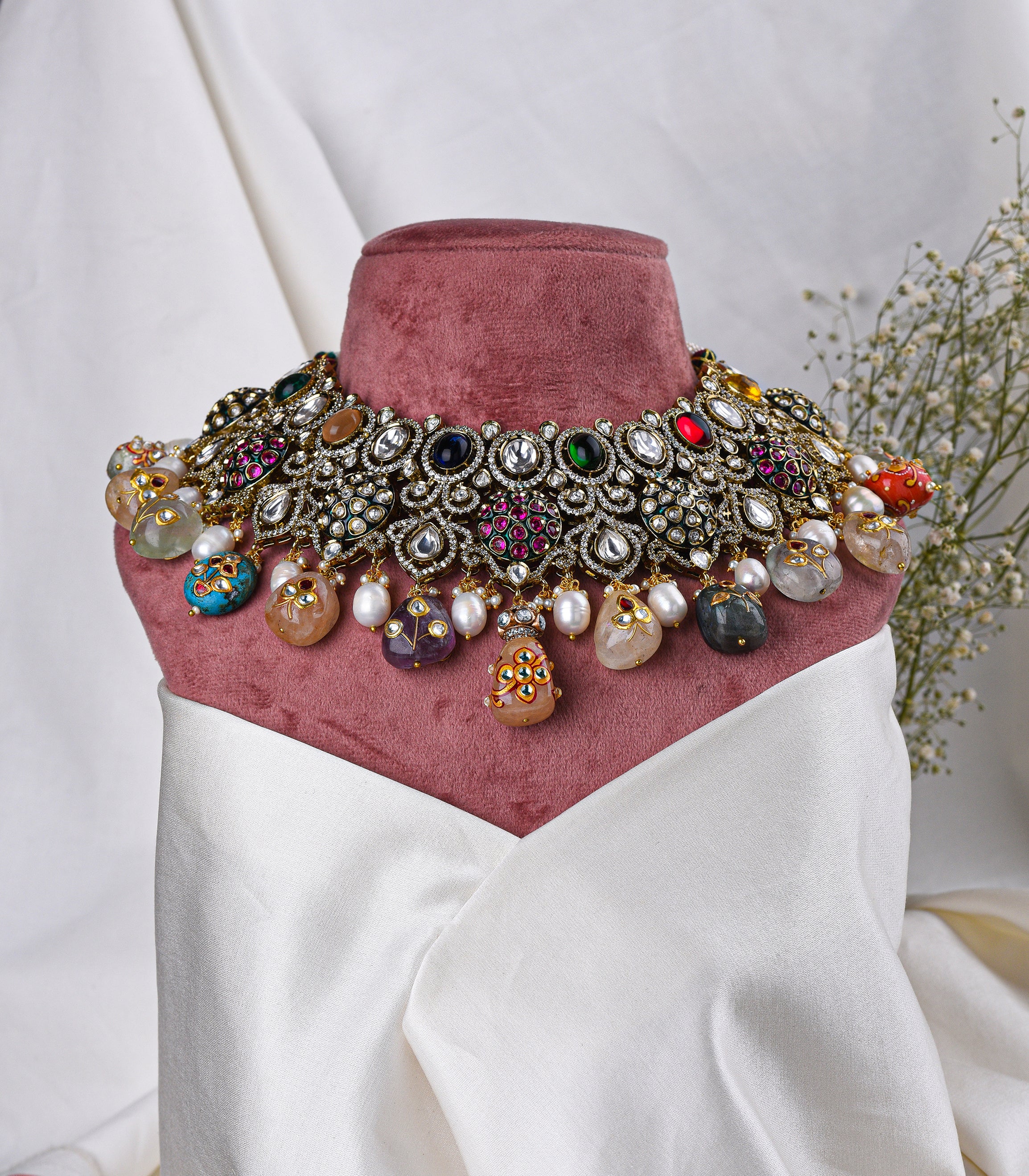 Navratan jewellery set store
