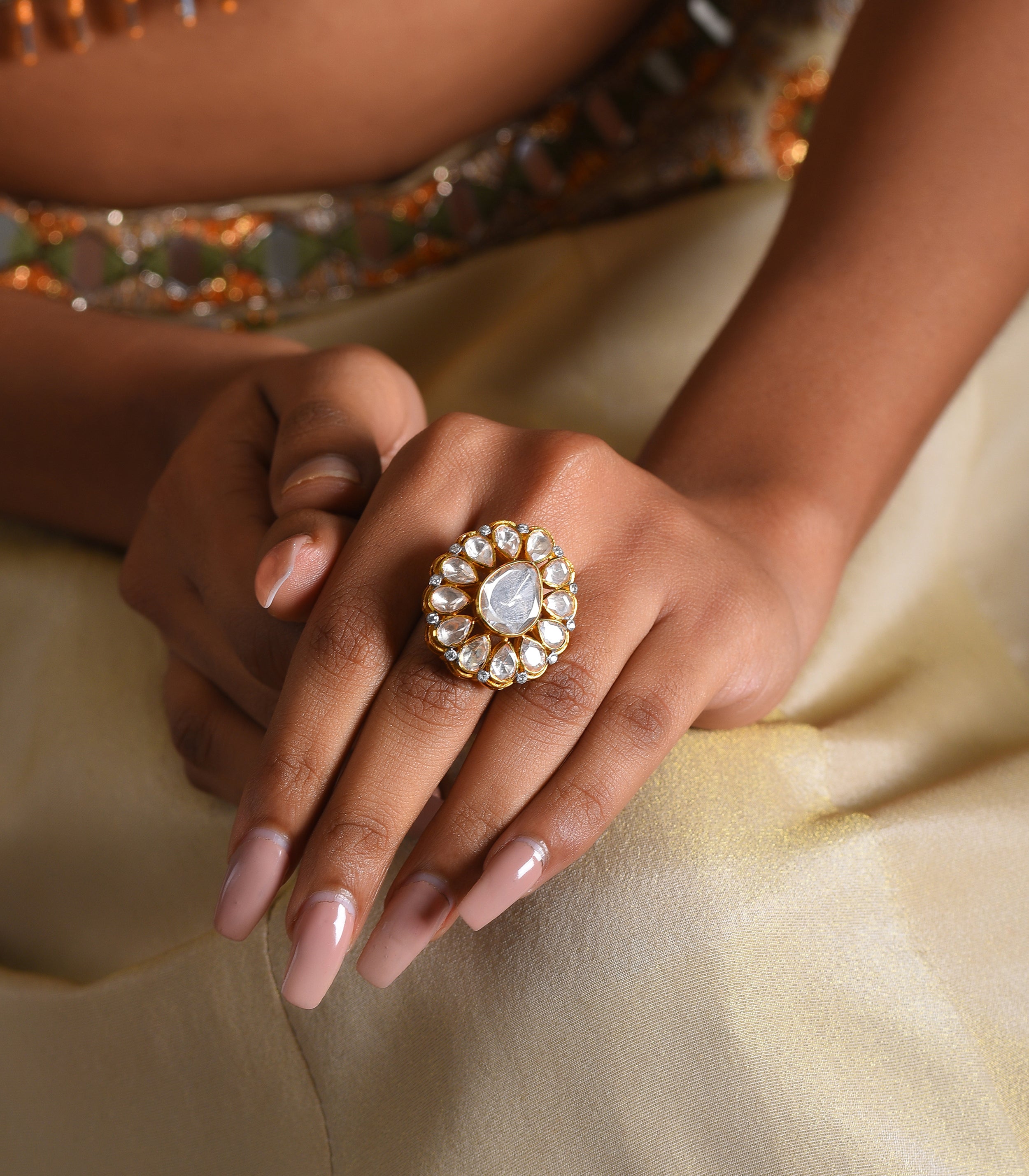 MONITA MOISSANITE RING – Preeti Mohan